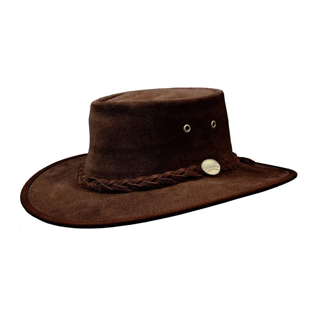 Barmah Squashy Suede Leather Hat – New Forest Clothing